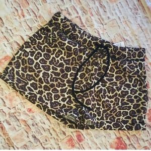 love, Fire | Shorts | Animal Print Shorts Small Petite Nwt | Poshmark